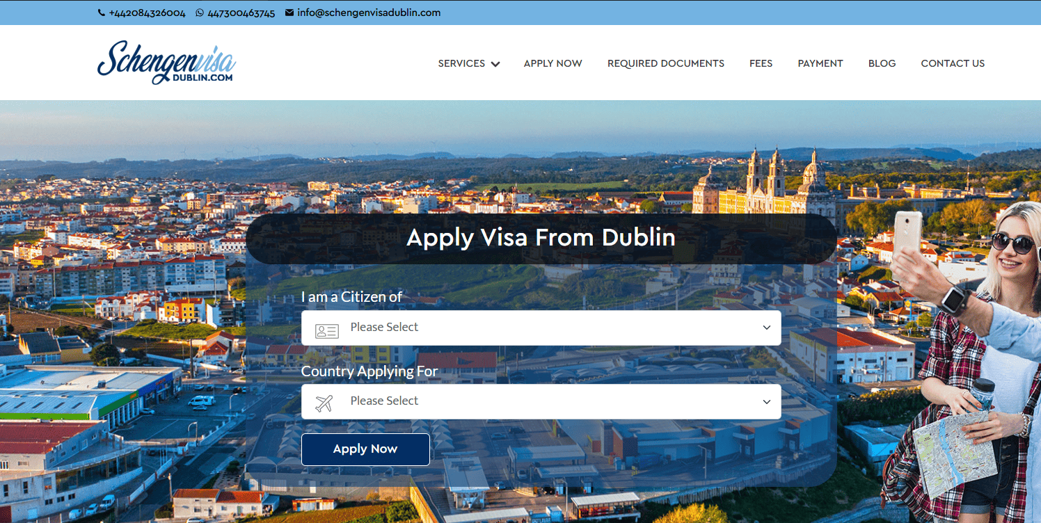 Online Schengen visa appointment from Dublin, Ireland - Apply now